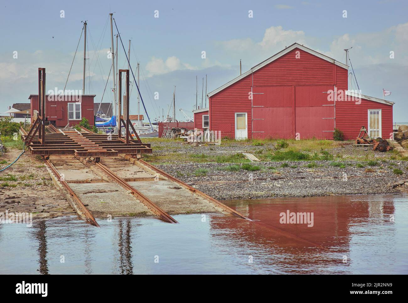 Old shipyard in Logstor on Jutland peninsula Denmark Stock Photo - Alamy