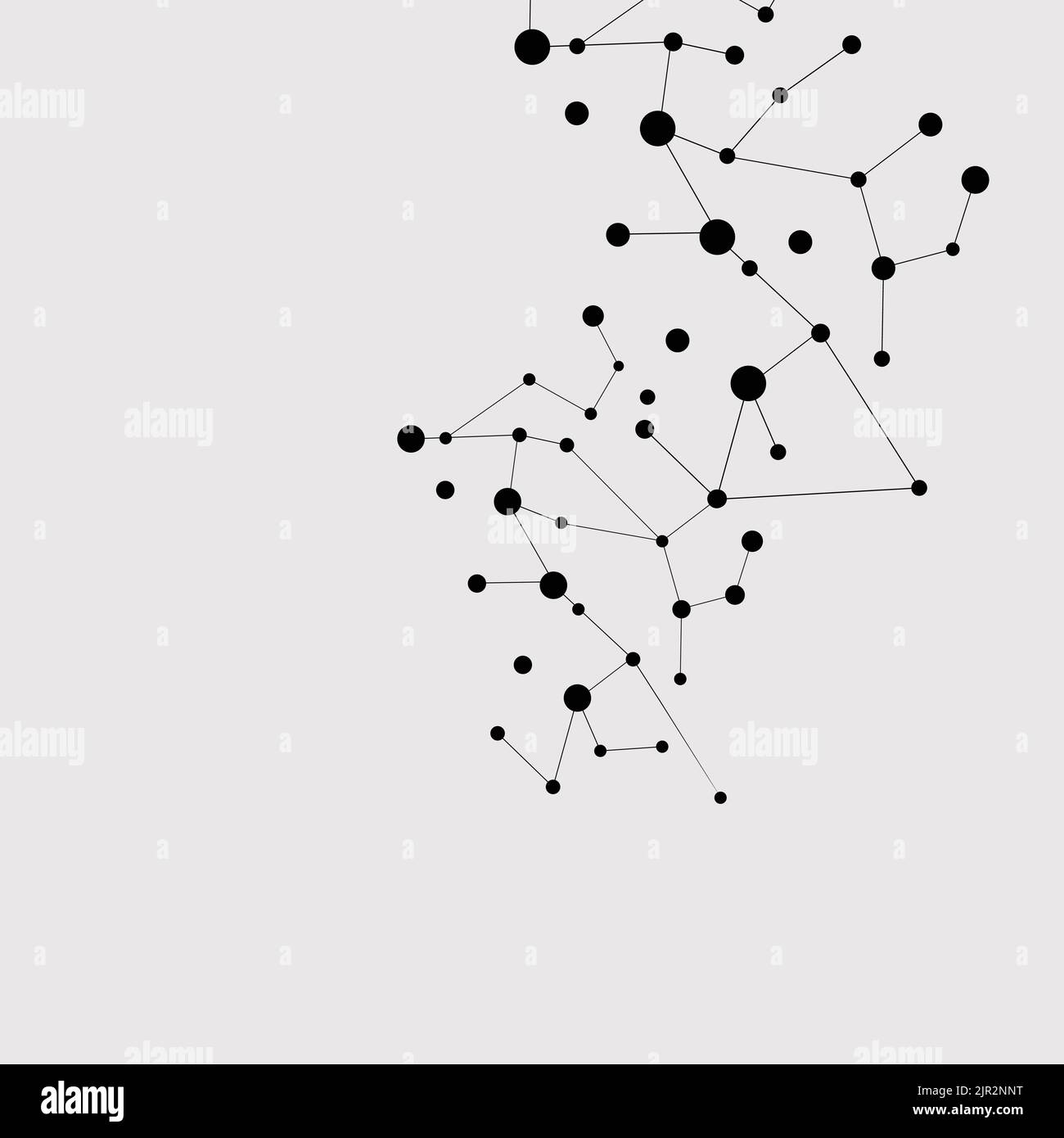 Vector Abstract Molecular Connection. Technology design for Medicine ...