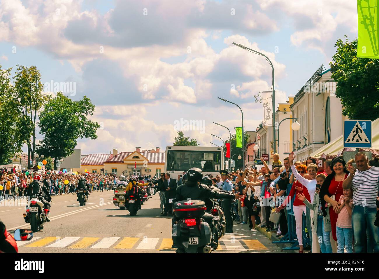 Biker on a motorcycle in traffic hi-res stock photography and images ...