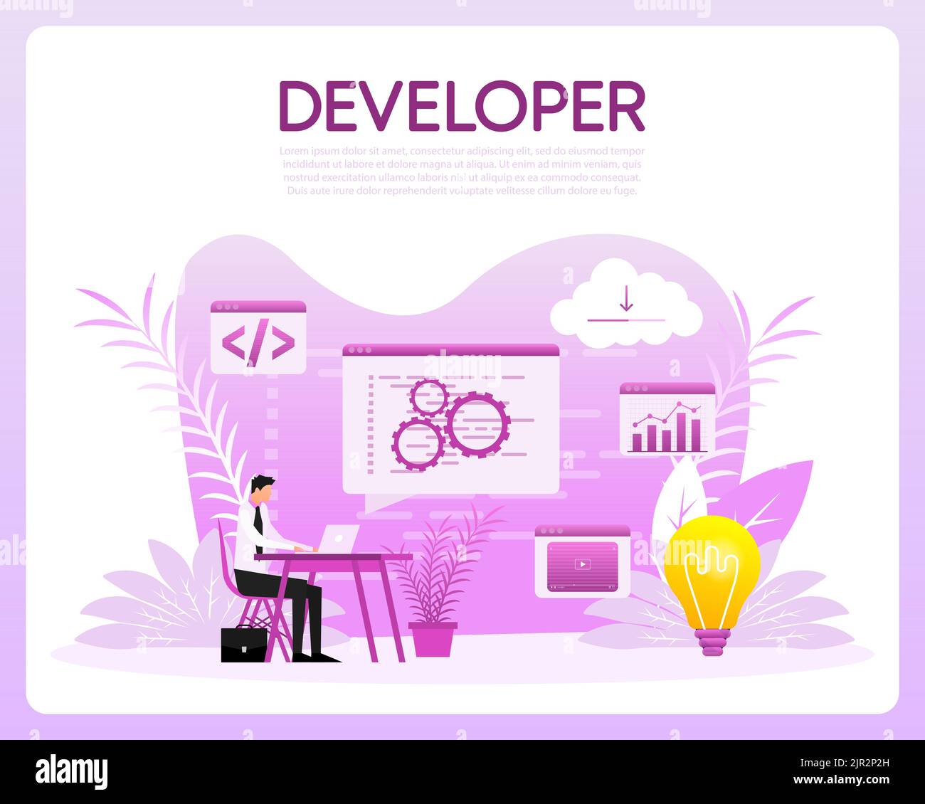 Develop talent Stock Vector Images - Alamy