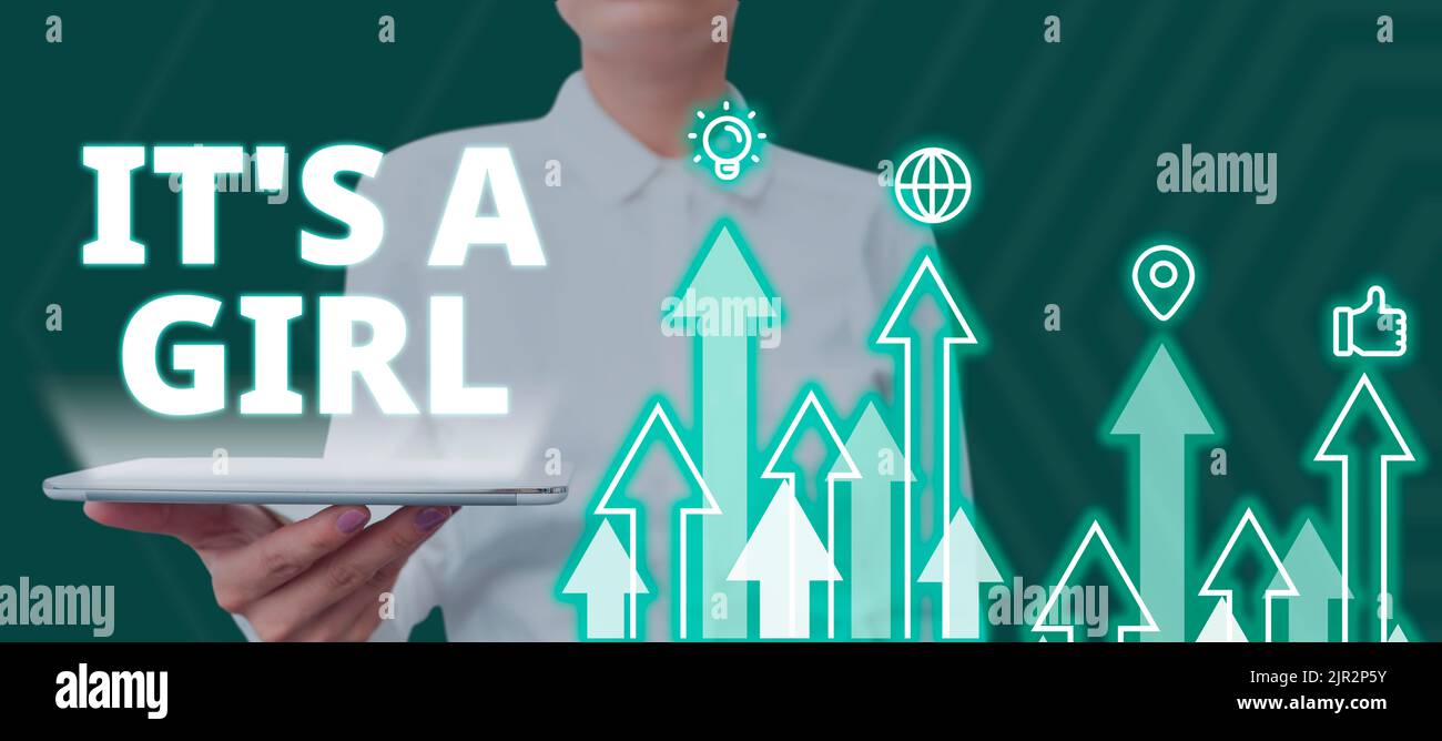 Conceptual caption It S Is A Girl. Business overview Expecting a baby ... Conceptual caption It S Is A Girl. Business overview Expecting a baby ...