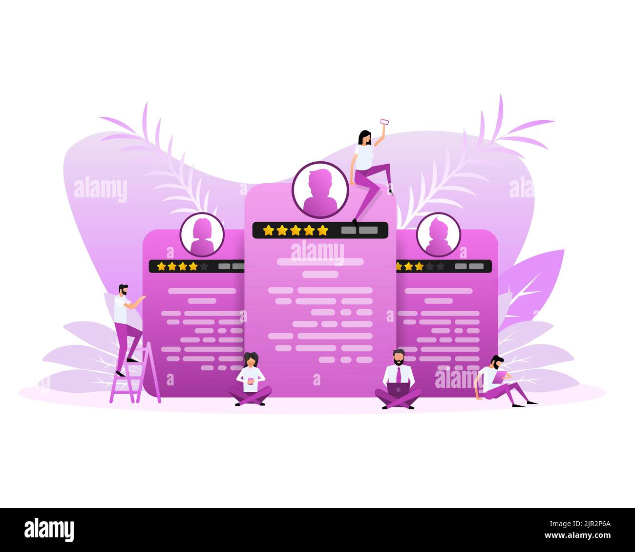 Search technology communication hiring Cut Out Stock Images & Pictures ...