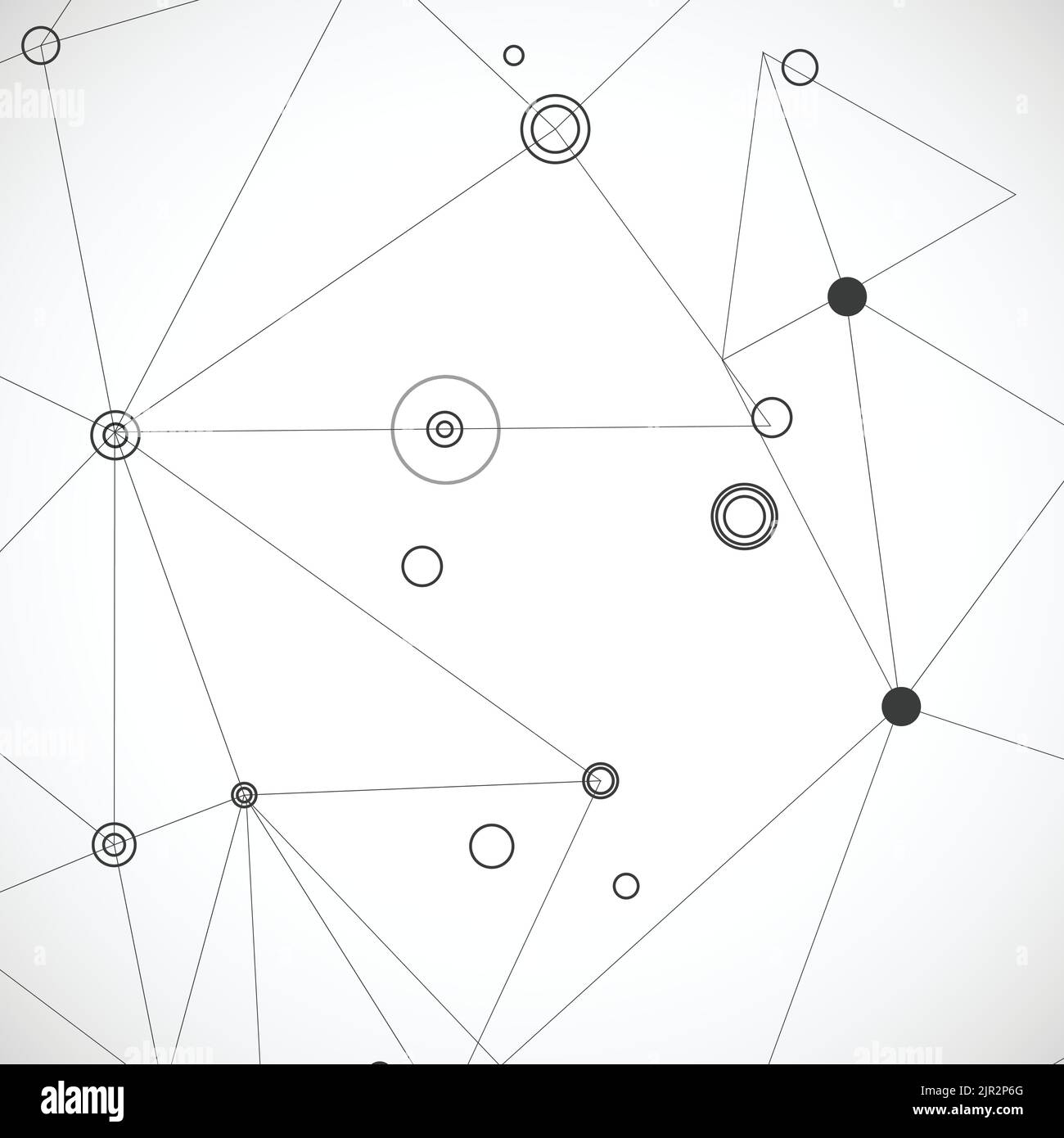 Vector Abstract Molecular Connection. Technology design for Medicine ...