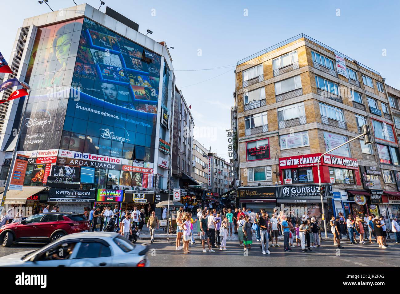 Istanbul, Turkey - August 2022: Istanbul Kadikoy cityscape in summer ...