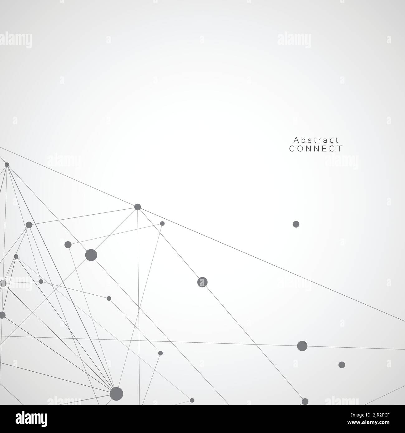Polygonal Concept Design with Connection Lines and Dots Stock Vector ...