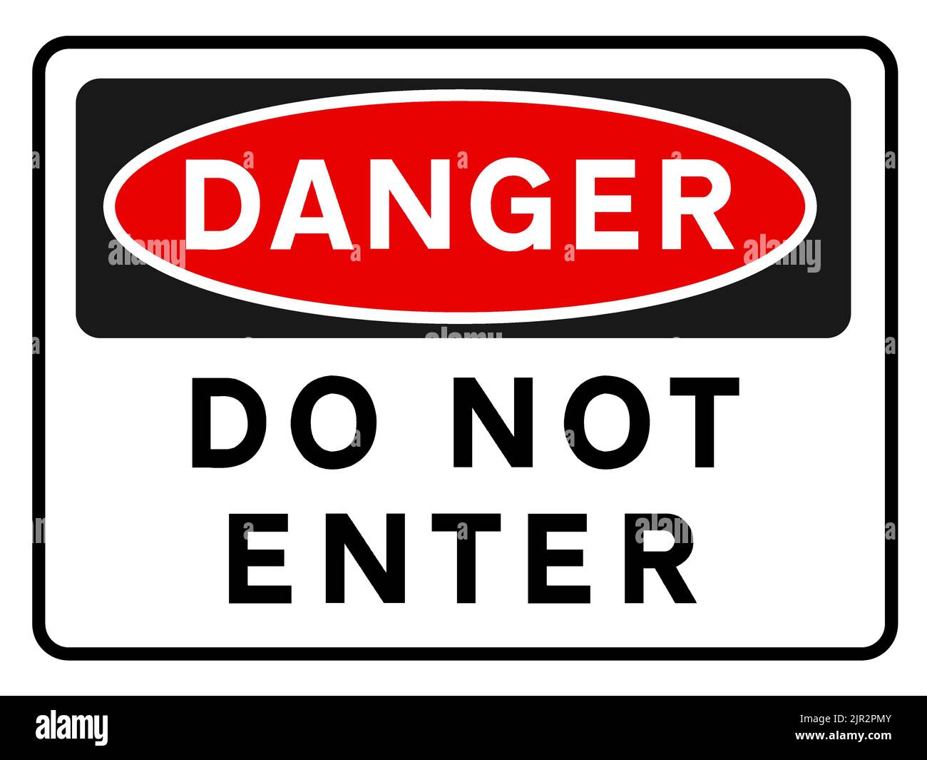 Warning no entry yellow Stock Vector Images - Alamy