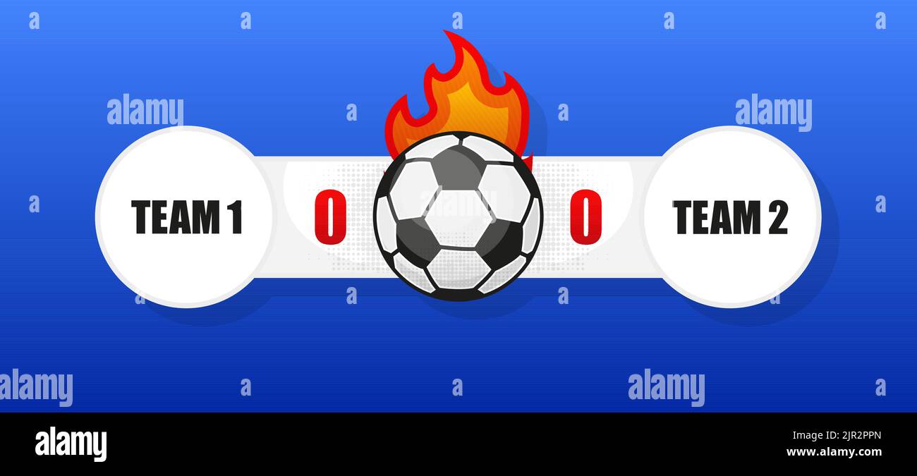 Football ball. Sport game tournament. League team and fan club. Vector ...
