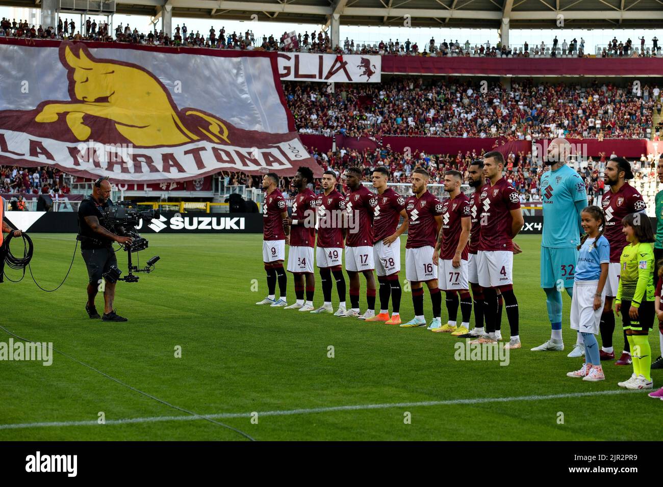 Torino FC players during the Serie A 2022/23 match between Torino FC ...
