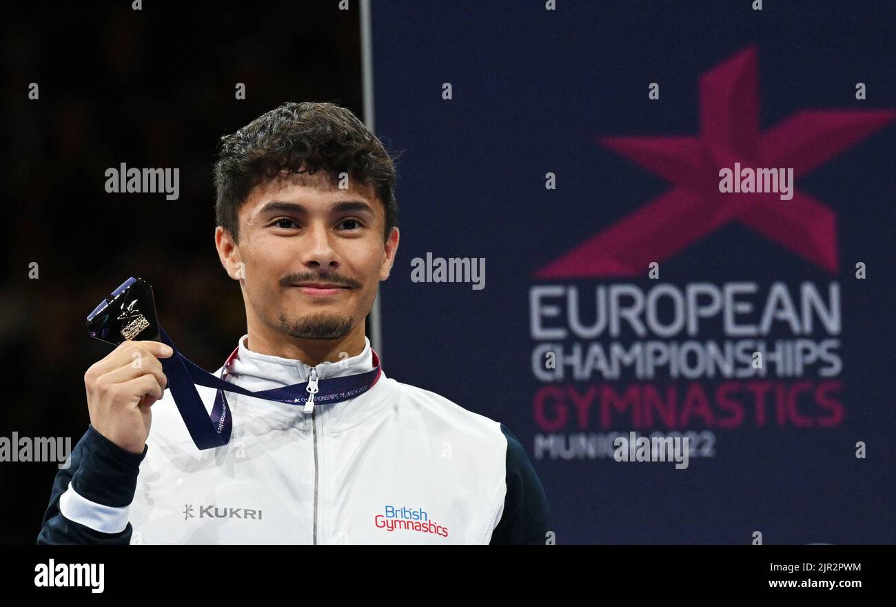 Munich, Germany. 21st Aug, 2022. European Championships, gymnastics ...