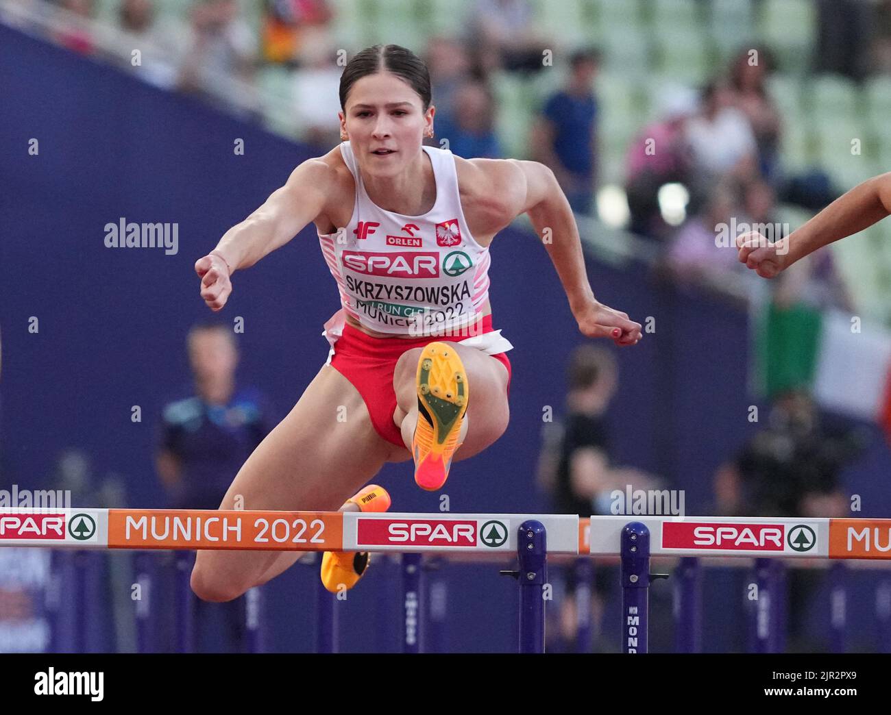 Munich, Germany. 21st Aug, 2022. Athletics: European Championships, Olympic Stadium, 100 meters ...