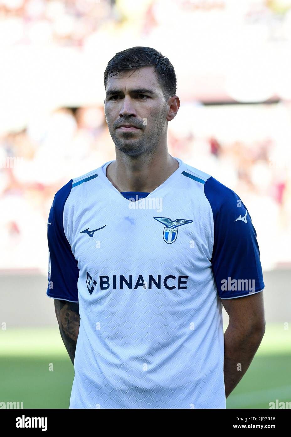 Alessio Romagnoli of SS Lazio looks on during the Serie A 2022/23 match ...
