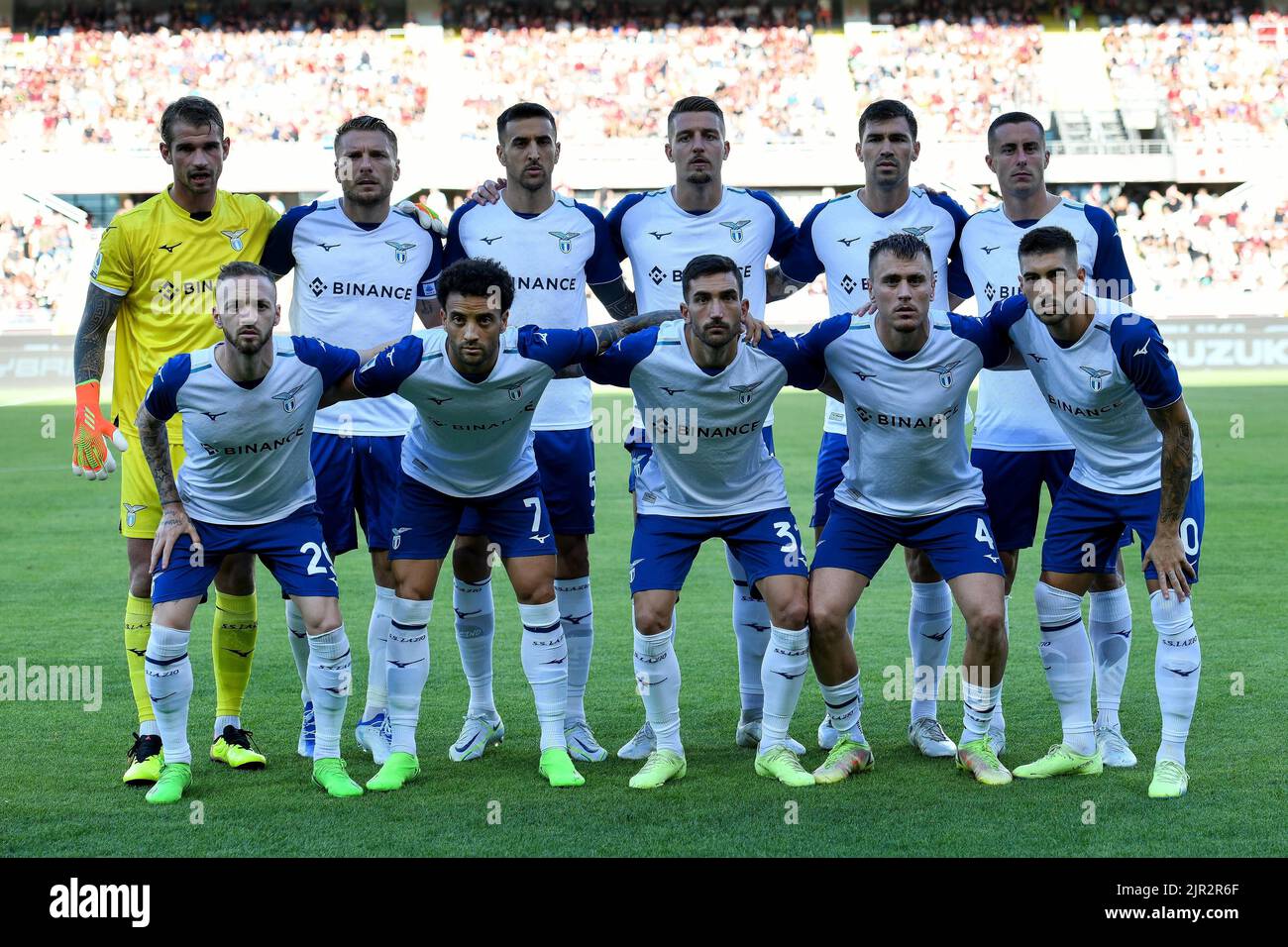 SS Lazio team line up during the Serie A 2022/23 match between Torino ... SS Lazio team line up during the Serie A 2022/23 match between Torino ...