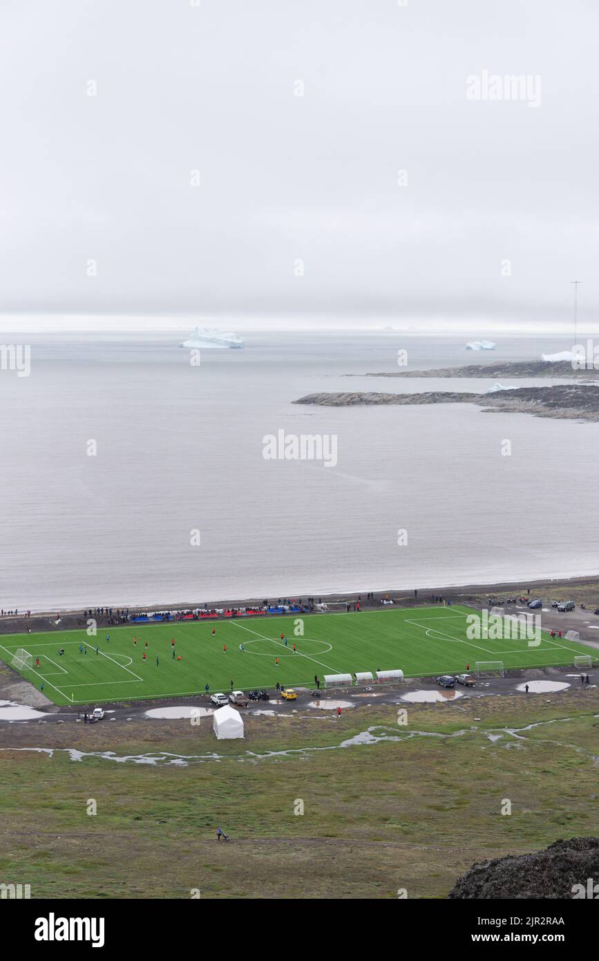 Soccer field among icebergs hi-res stock photography and images - Alamy