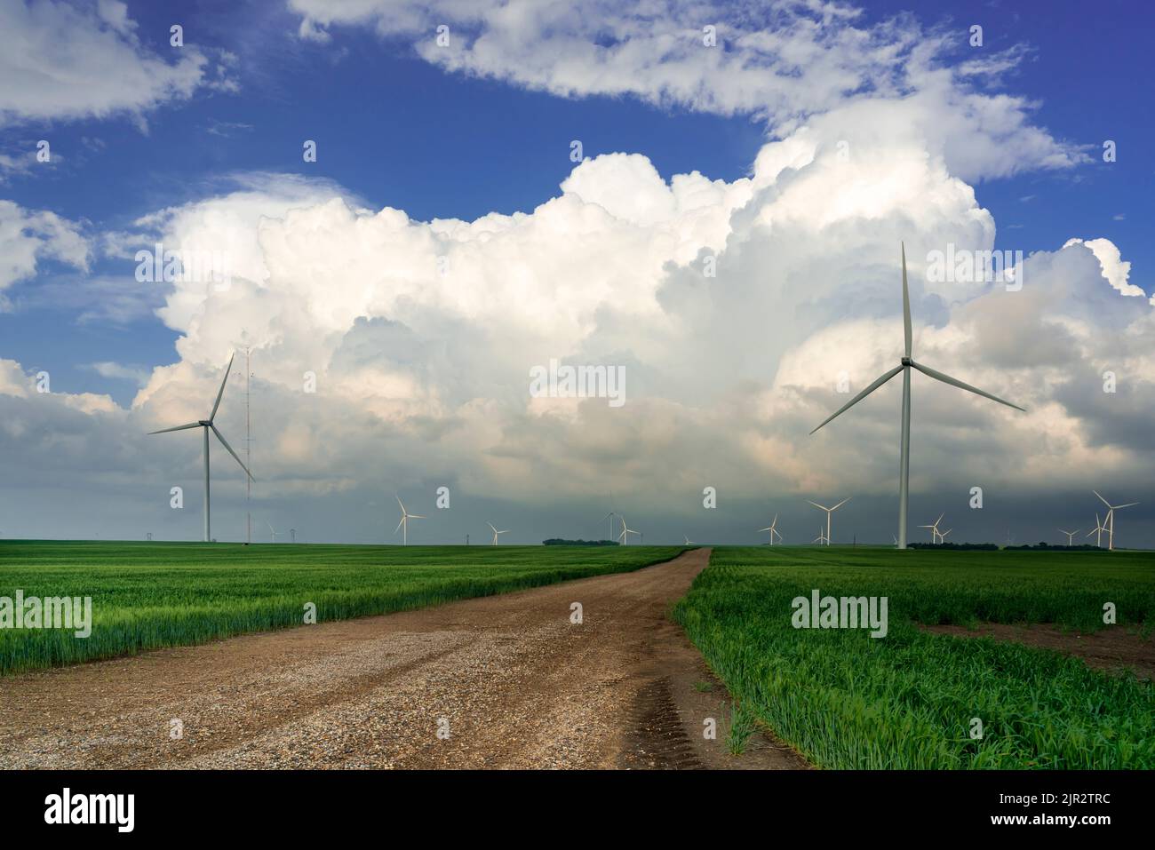 Storm wind turbine hi-res stock photography and images - Alamy