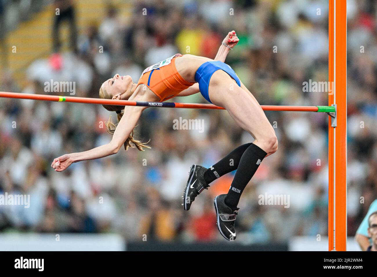 MUNCHEN, GERMANY - AUGUST 21: Britt Weerman of The Netherlands ...