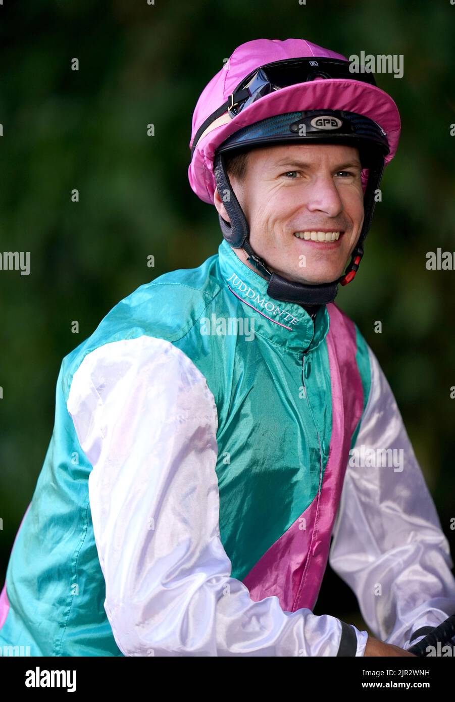 Jockey Richard Kingscote prior to competing in the Sky Bet Sunday ...