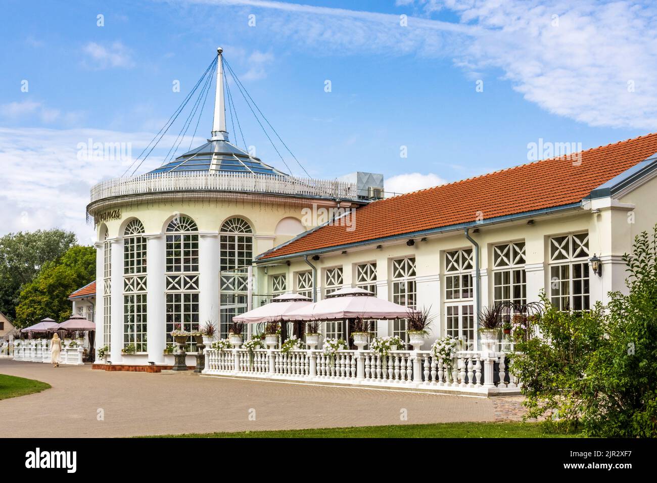 Orangery café and restaurant at Raudondvaris Manor near Kaunas ...
