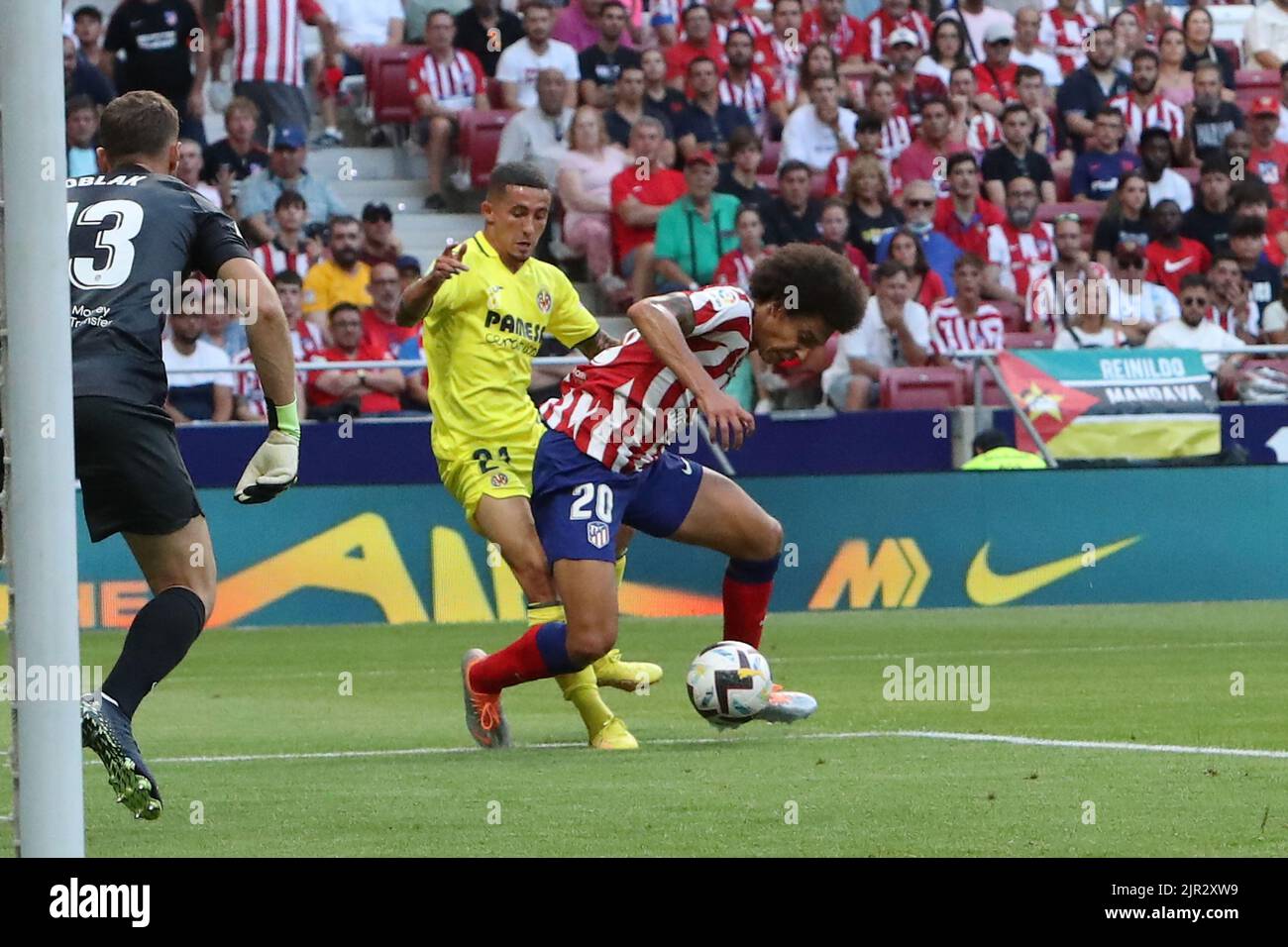 Madrid,Spain, 21 August 2022 at Civitas Metropolitano Stadium during La ...