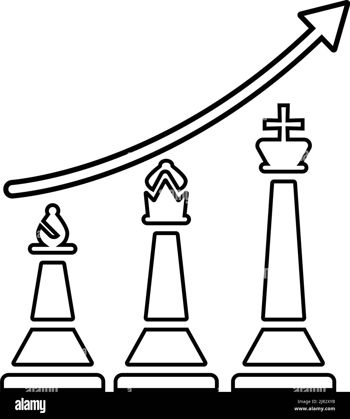 Business, chess, strategy icon - Use for commercial purposes, print ...
