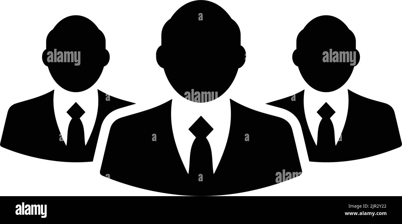 Business, manager, officers icon is isolated on white background. Use ...
