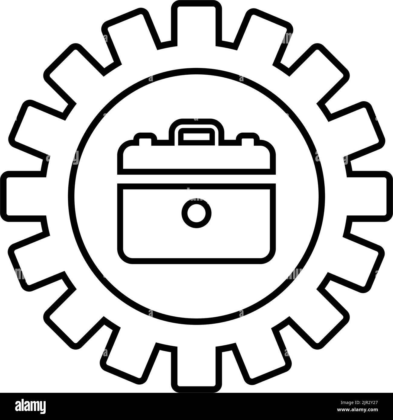 Business, portfolio icon is isolated on white background. Use for ...