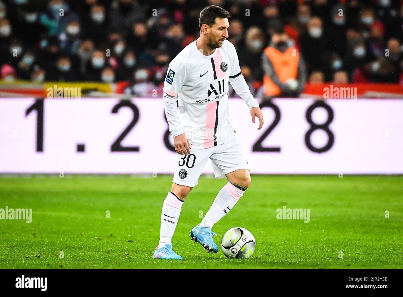 Lionel (Leo) MESSI of PSG during the French championship Ligue 1 ...