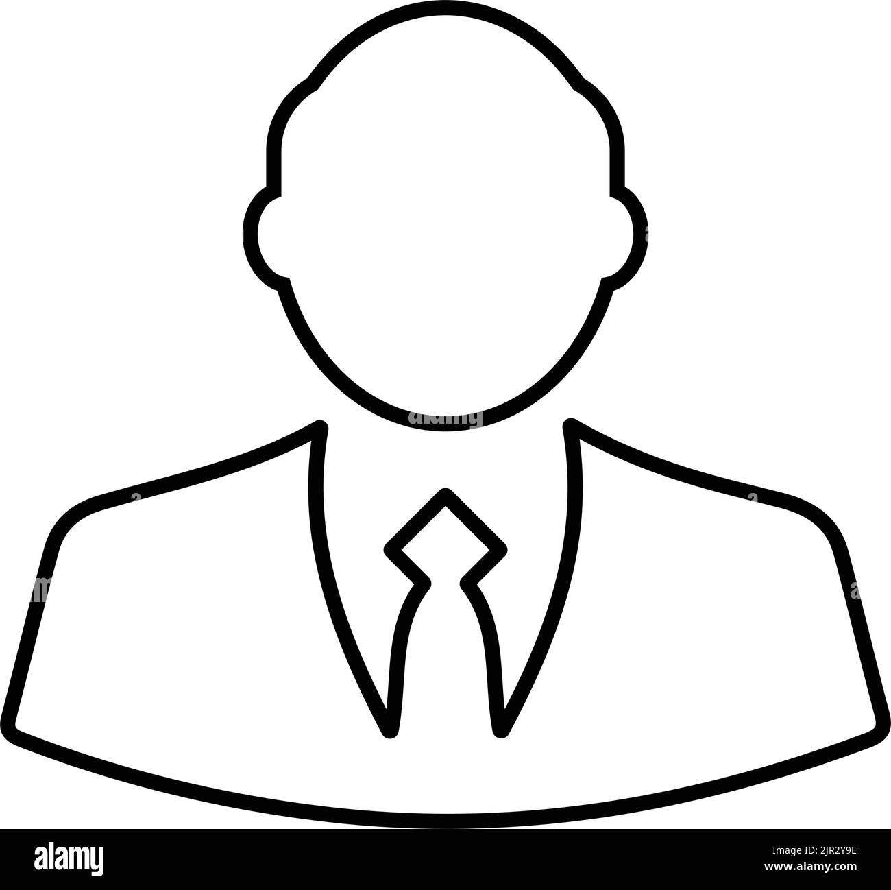 Business, formal, male icon - Use for commercial purposes, print media ...