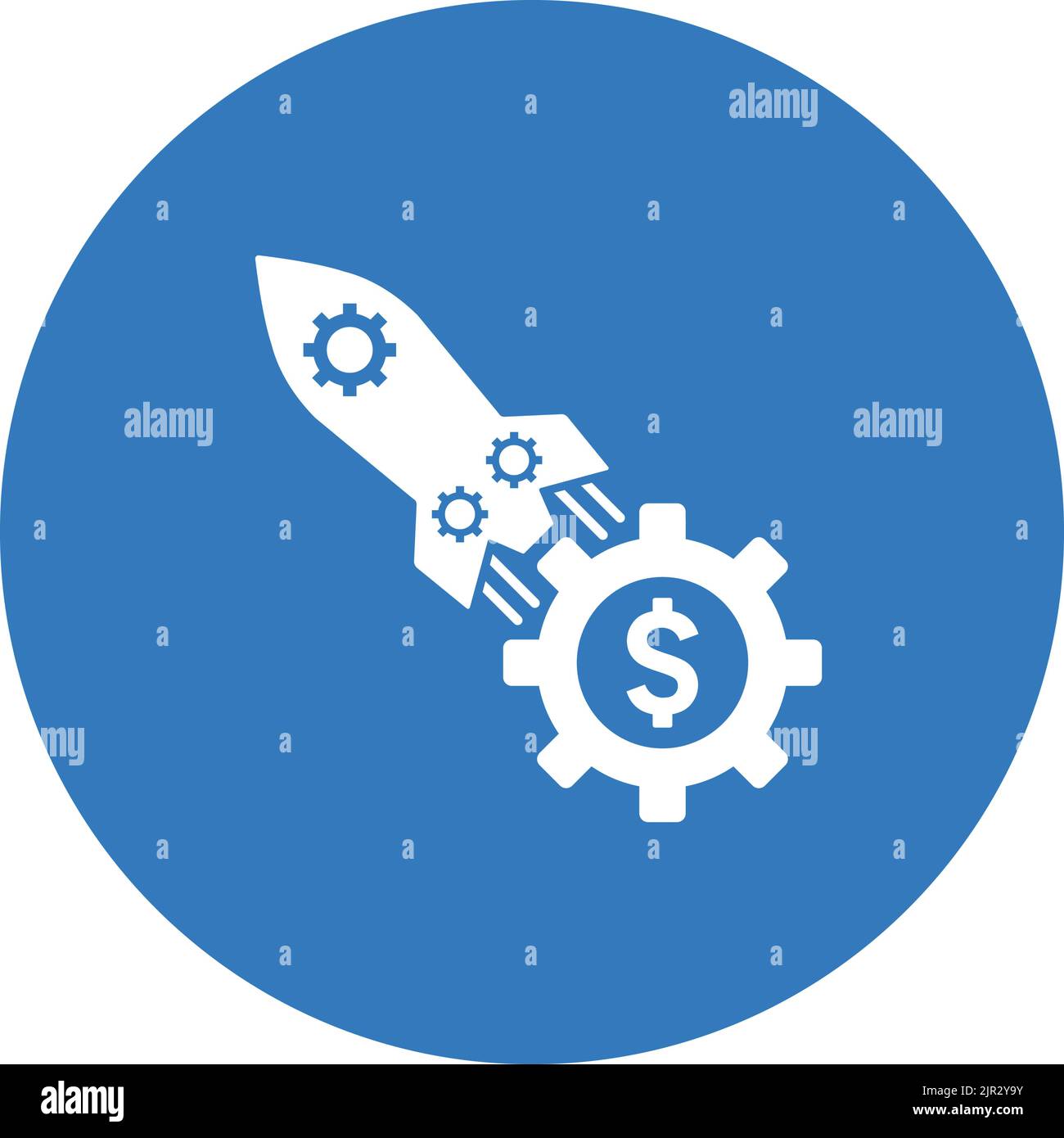 Business, launch, missile icon is isolated on white background. Use for ...