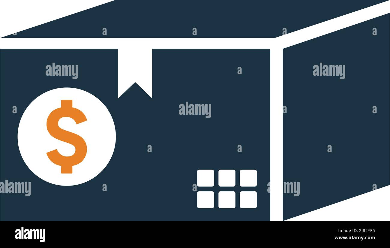 Open parcel warehouse icon hi-res stock photography and images - Alamy