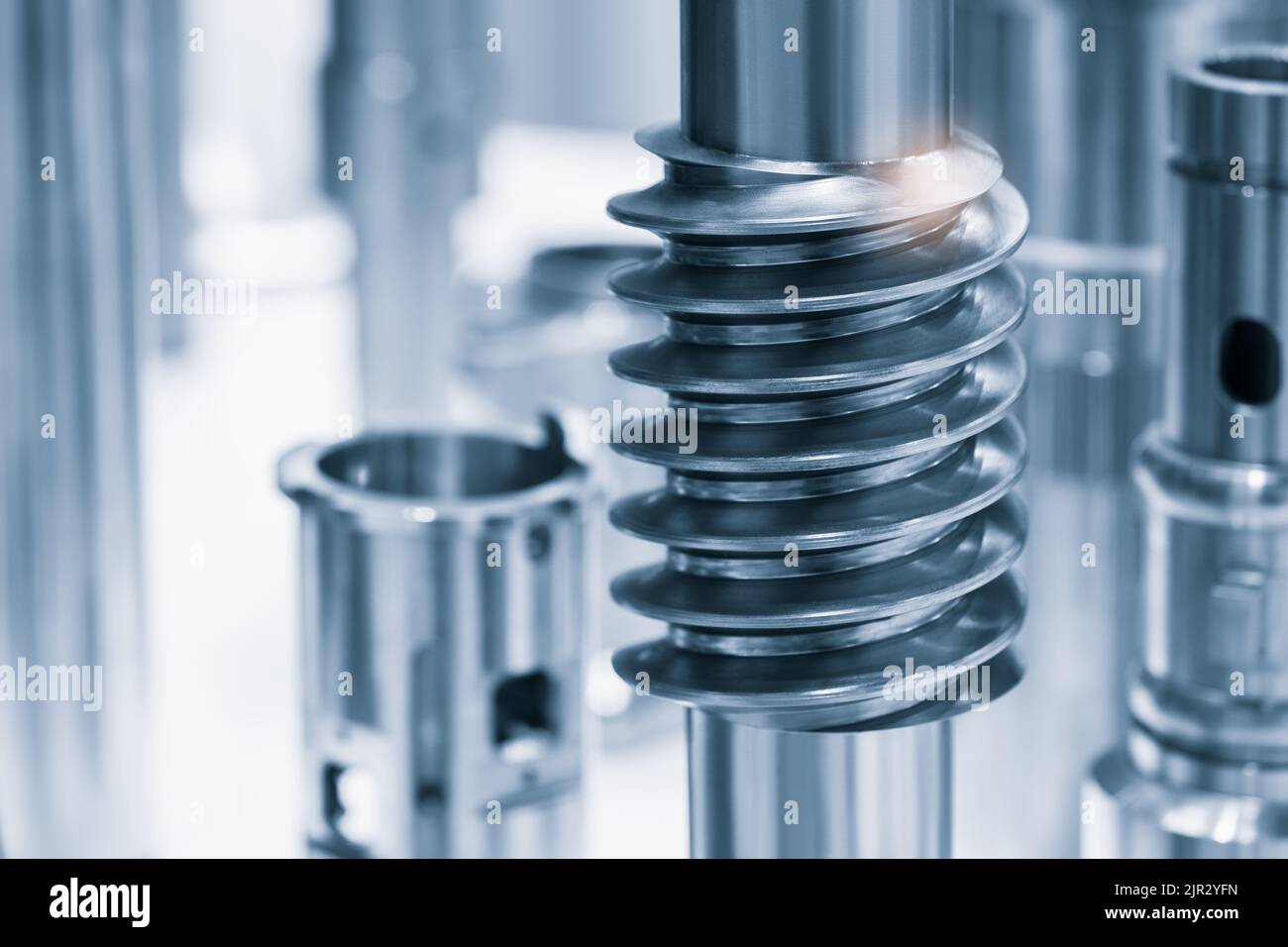 Many types of metal details industrial design background, engineering ...