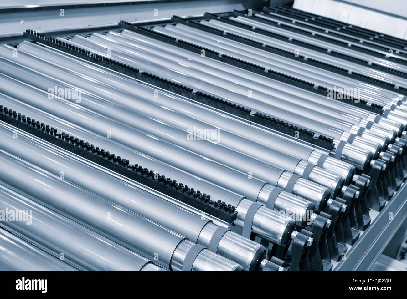Conveyor Roller, warehouse system, warehouse logistics concept Stock ...