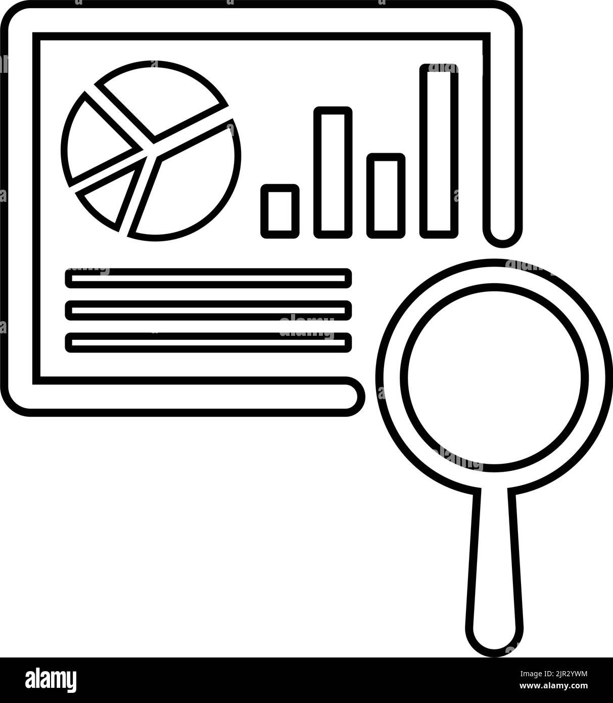 Chart, graph, analytics icon - Vector EPS file. Perfect use for print media, web, stock images ...
