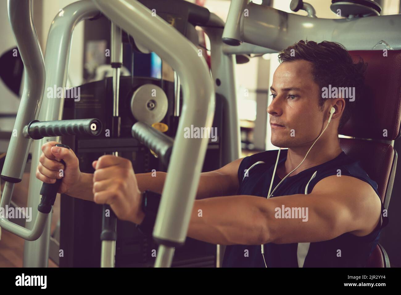 Man training on simulator hi-res stock photography and images - Alamy