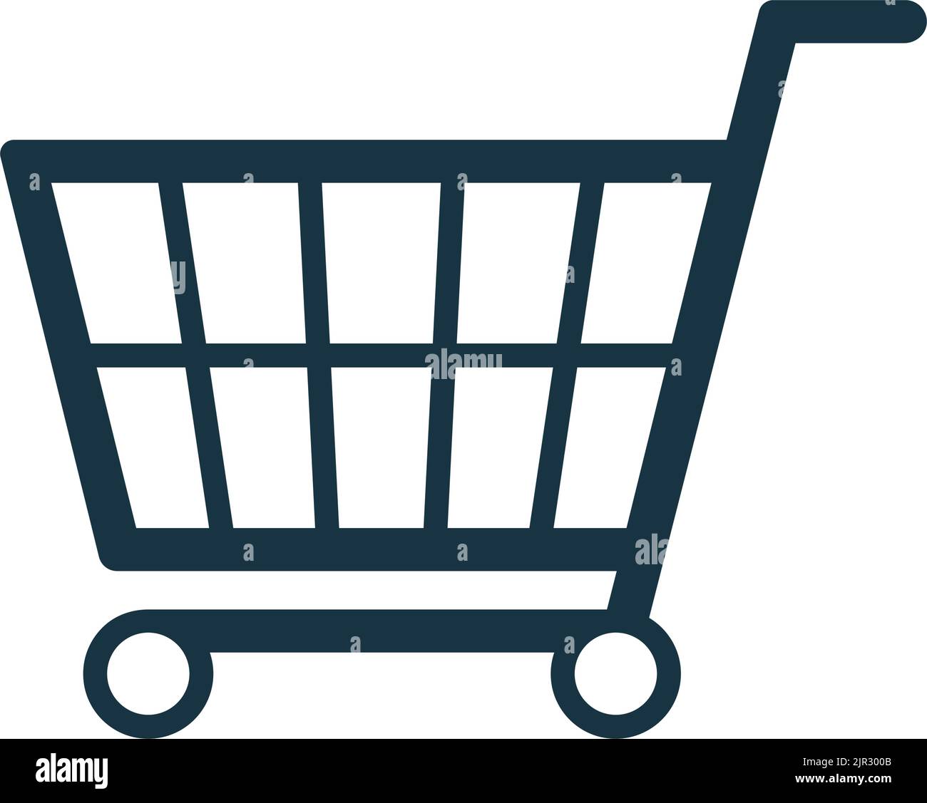 Cart, trolley icon - Vector EPS file. Perfect use for print media, web ...