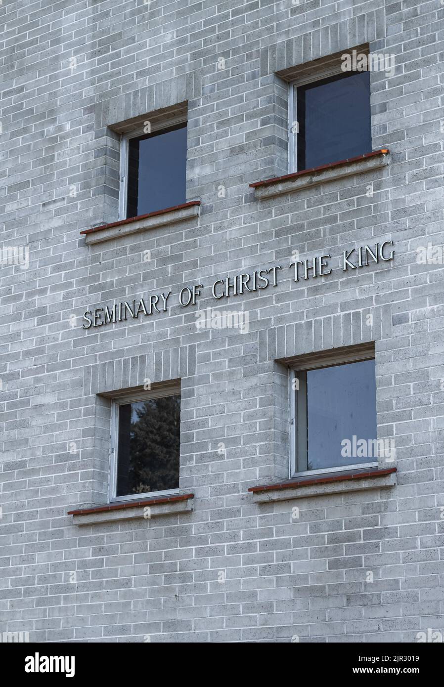 Westminster Abbey Cathedral, Canada, Seminary of Christ the King sign ...