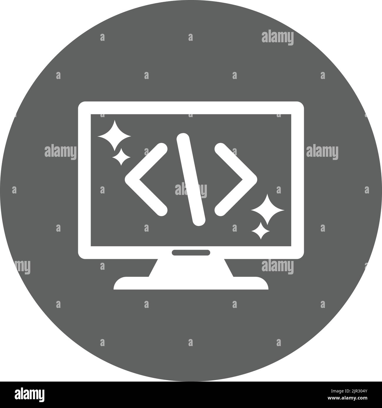 Clean Coding Code Icon Simple Editable Vector Eps File Stock Vector Image And Art Alamy