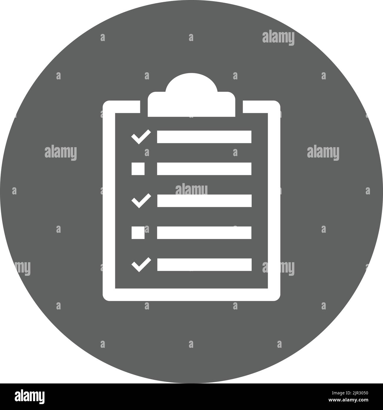 Clipboard, points, checklist icon - Simple editable vector EPS file ...