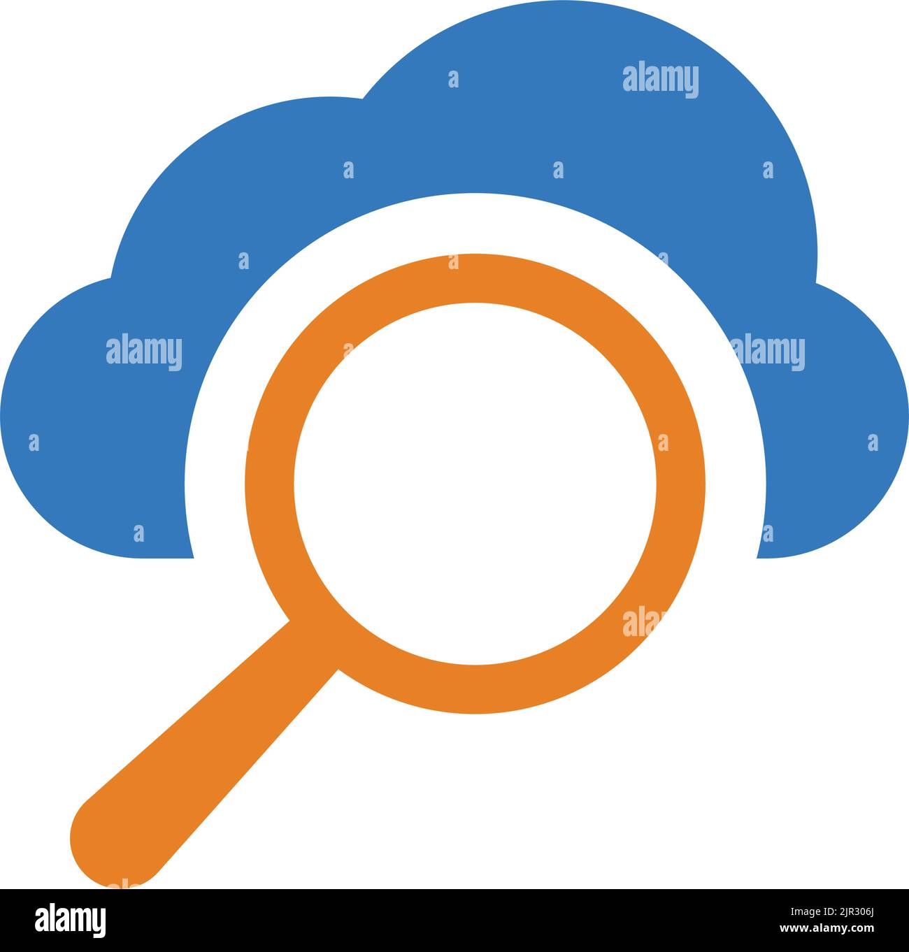 Cloud, search icon - Simple editable vector EPS file Stock Vector Image ...