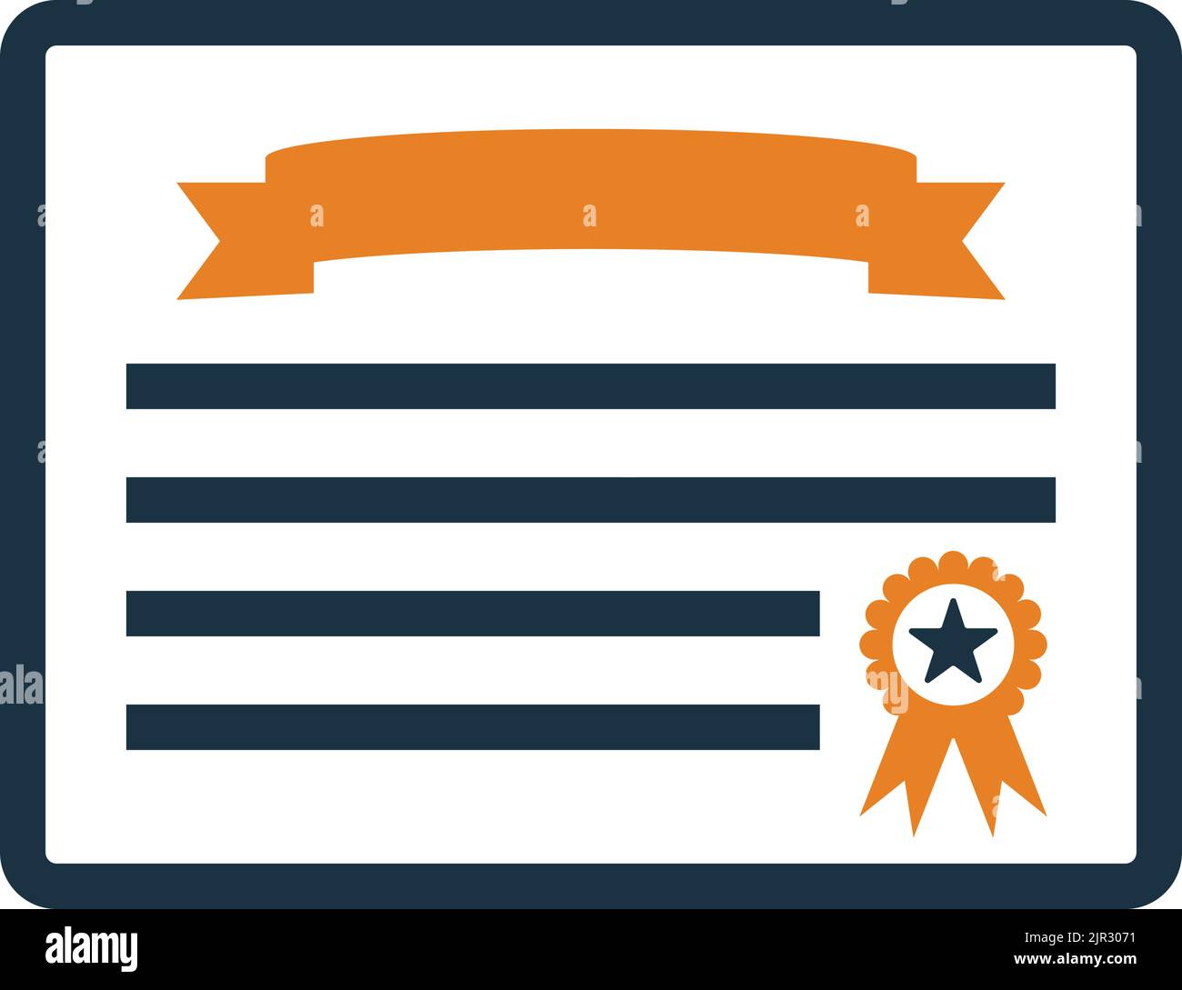 Certificate, certification, degree icon - Vector EPS file. Perfect use ...