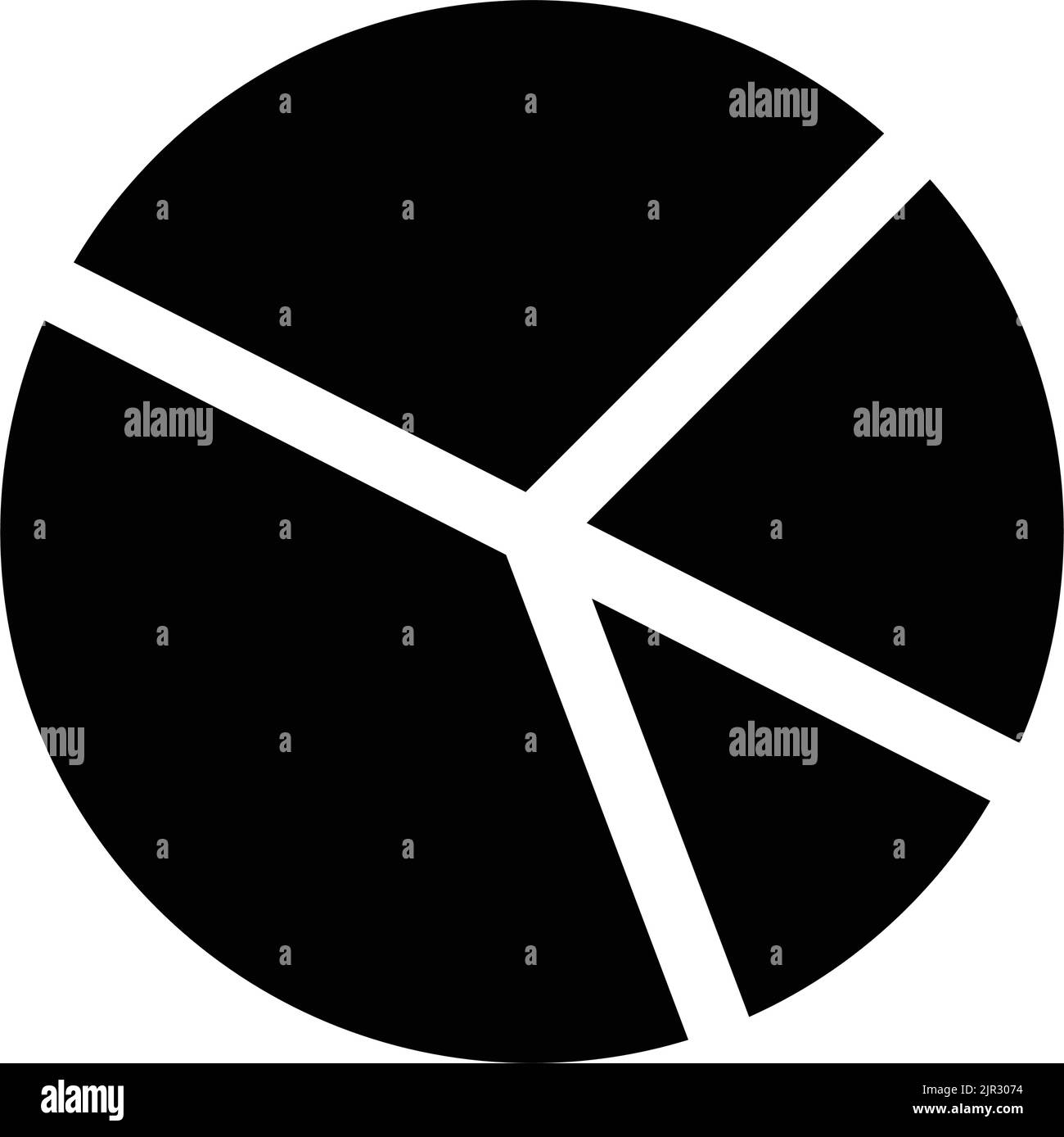 Chart, diagram, pie icon - Vector EPS file. Perfect use for print media, web, stock images ...