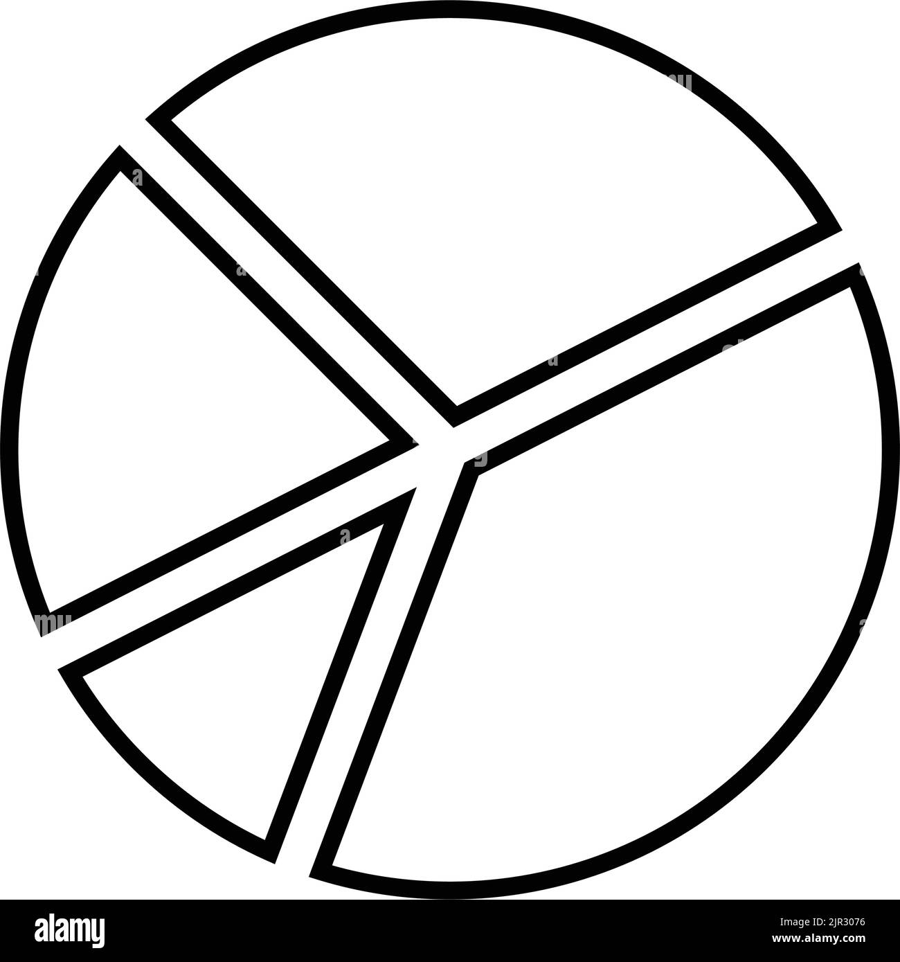 Chart, diagram, pie icon - Vector EPS file. Perfect use for print media, web, stock images ...