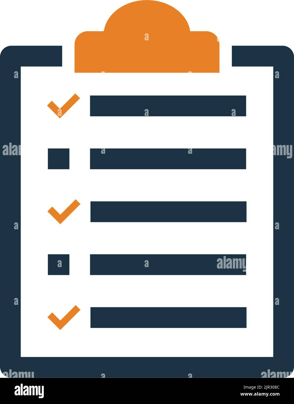 Clipboard, points, checklist icon - Simple editable vector EPS file ...