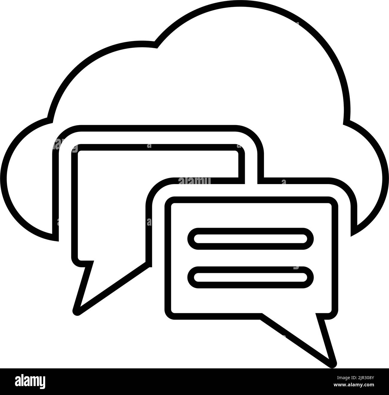 Cloud, conversion icon - Simple editable vector EPS file Stock Vector ...