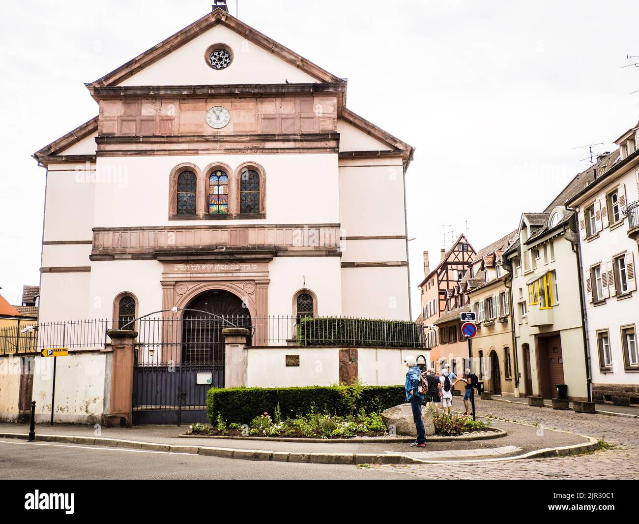 The synagogue of Colmar, France Stock Photo - Alamy
