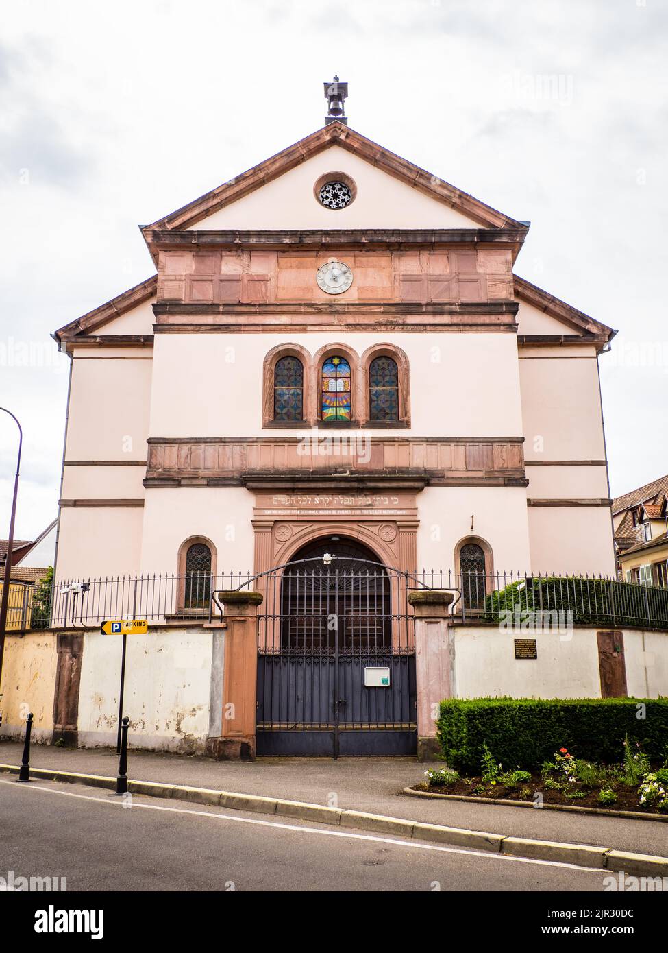 The synagogue of Colmar, France Stock Photo - Alamy