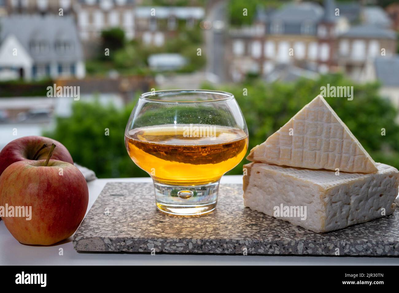 Pairing of apple cider drink with french cow cheese pont l'eveque and ...