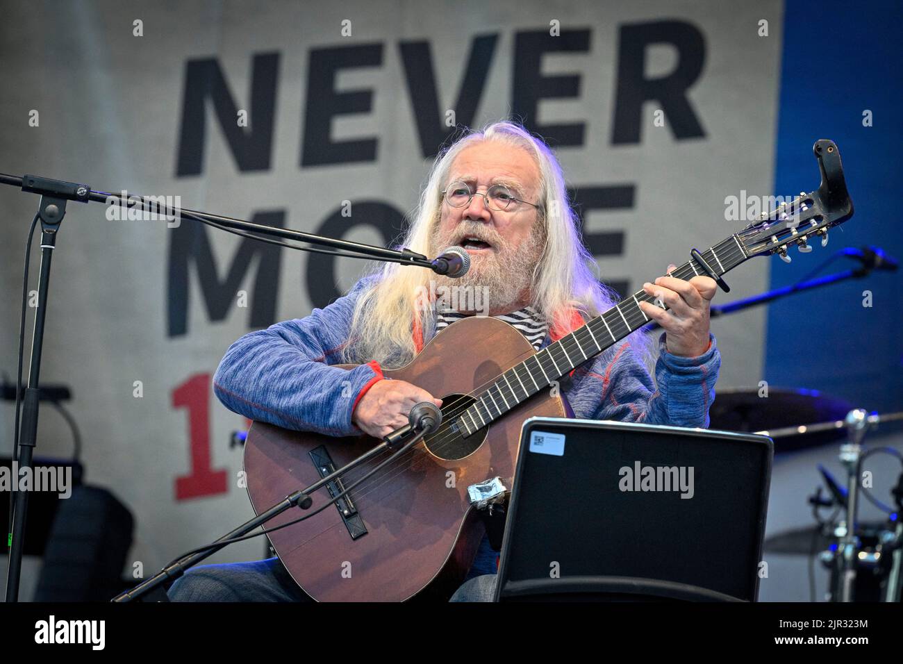 Prague, Czech Republic. 21st Aug, 2022. Czech singer Jaroslav Hutka ...
