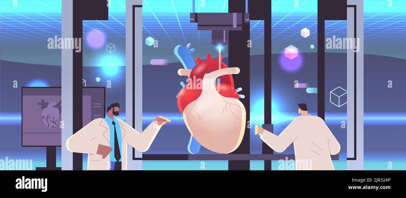 researchers prints heart model on 3d bio printer medical printing of ...