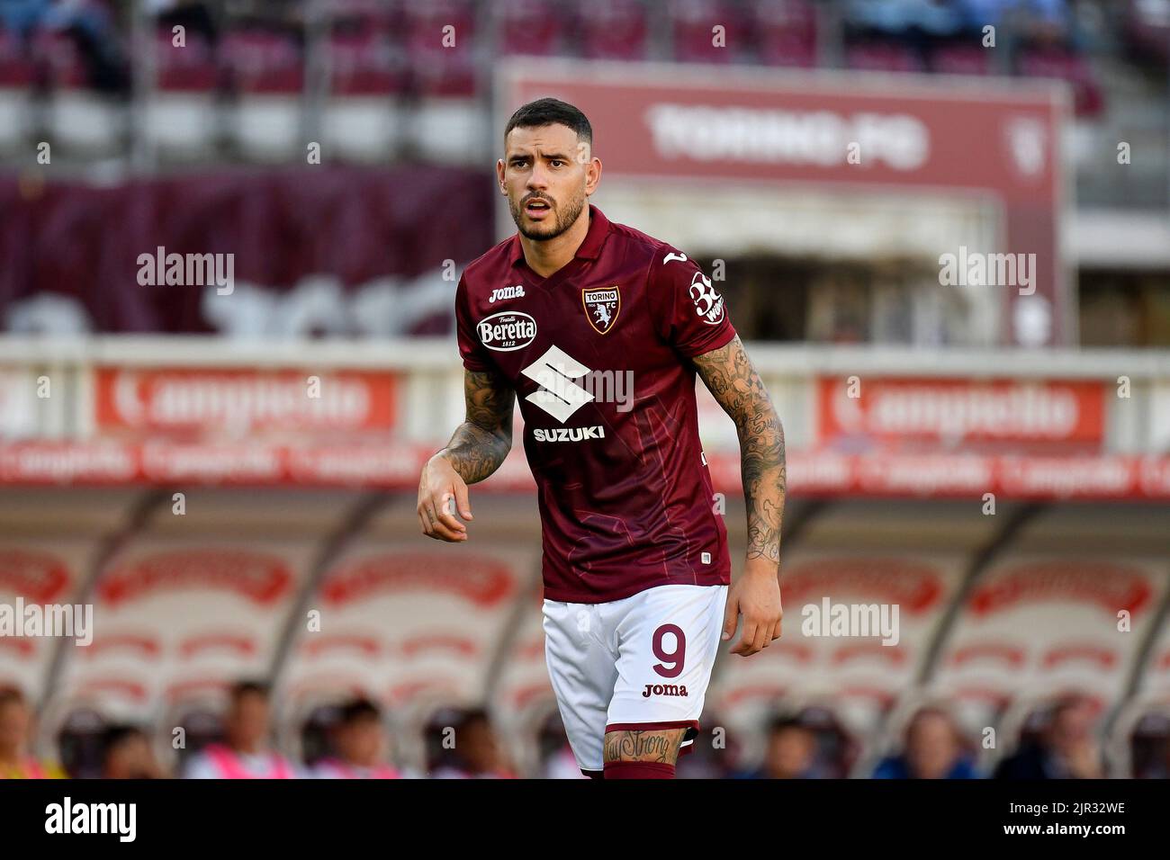 Antonio Sanabria of Torino FC in action during the Serie A 2022/23 ...