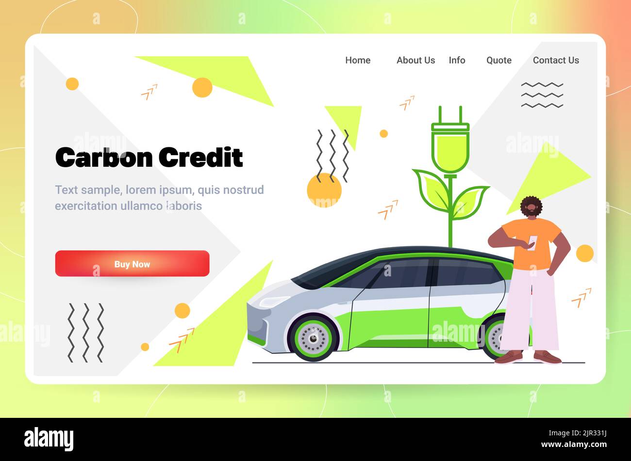man charging electric car eco friendly vehicle carbon credit concept ... man charging electric car eco friendly vehicle carbon credit concept ...